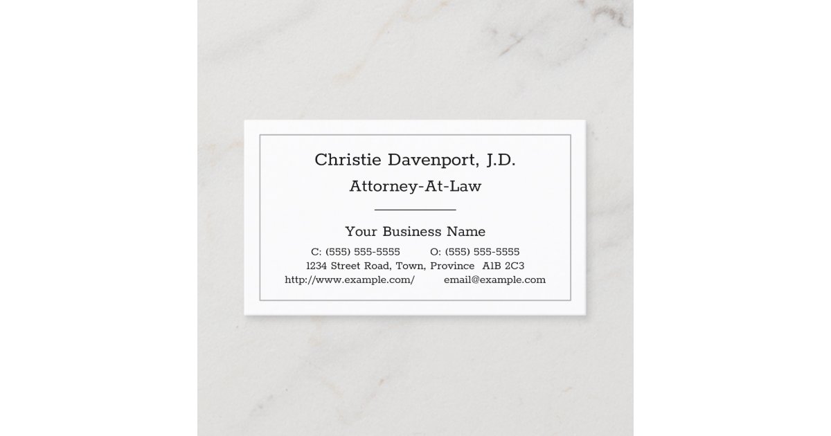 Simple, Respectable and Dapper Business Card | Zazzle