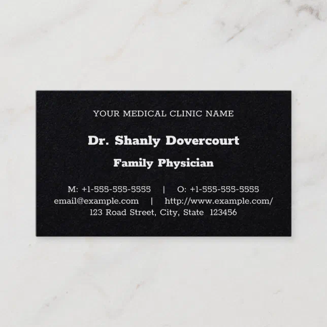 Simple, Respectable, & Basic Business Card | Zazzle