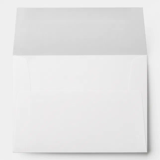 Simple Return Address White Wedding Invitation Envelope | Zazzle