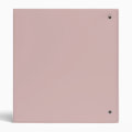 Simple Rose Pink Minimal Business Logo Promotion 3 Ring Binder | Zazzle