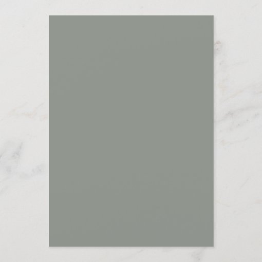 Simple Sage Green and White Modern Calligraphy Invitation | Zazzle