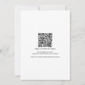 Simple Save The Date Calendar QR Code Wedding Announcement | Zazzle