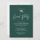 Simple Script Green Graduation Party Invitation | Zazzle