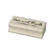 Simple Script Love and Thanks Wood Rubber Stamp | Zazzle