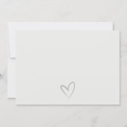 Simple Script Minimal Black White Matron of Honor Thank You Card | Zazzle