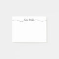 Simple Script Personalized Name Post-it Notes | Zazzle