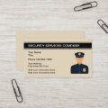 Simple Security Guard Business Card | Zazzle