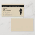 Simple Security Services Business Card | Zazzle