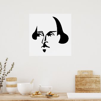 Simple Shakespeare Poster | Zazzle