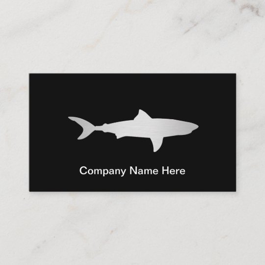 Simple Shark Business Cards | Zazzle.com