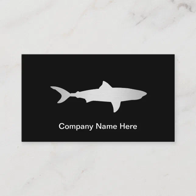 Simple Shark Business Cards | Zazzle