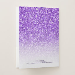 Simple Shiny Glitter Pocket Folder | Zazzle