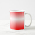 Simple shiny red coffee mug | Zazzle