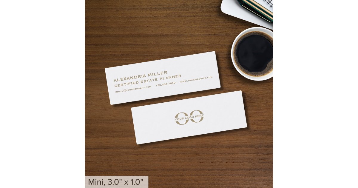 Simple Slim Business Cards | Zazzle