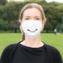 Simple Smile Unisex Adult Cloth Face Mask | Zazzle