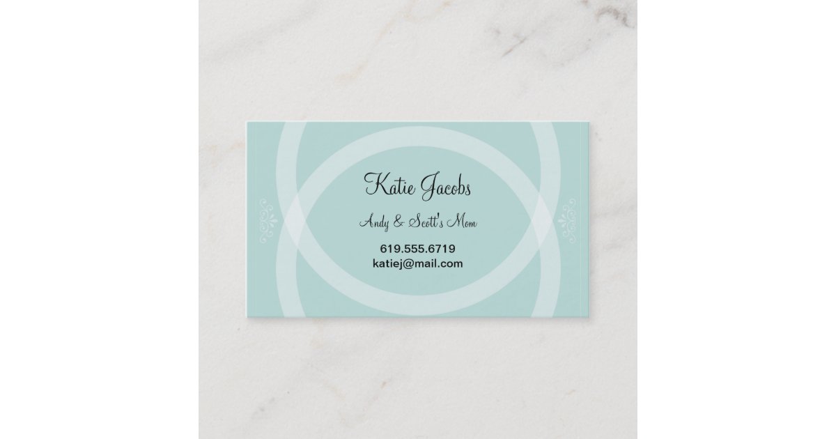 Simple Social Calling Cards | Zazzle