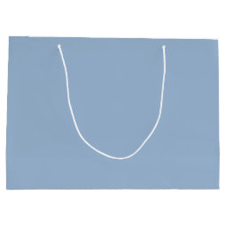 Simple Solid Color Baby Blue Large Gift Bag | Zazzle