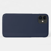 Simple Solid Navy Blue Case-Mate iPhone Case | Zazzle