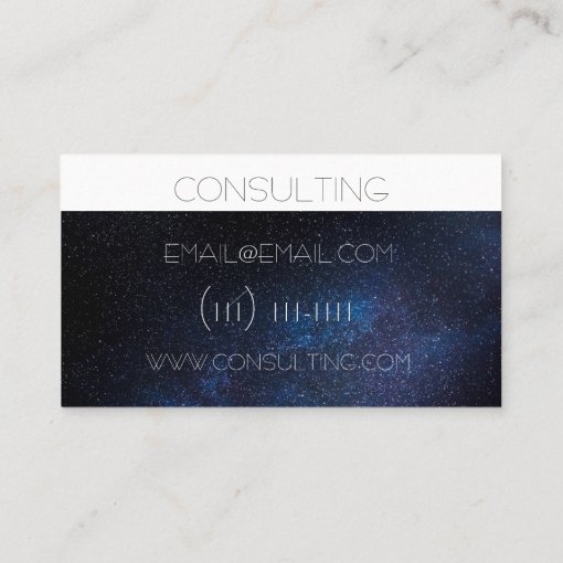 simple space business card | Zazzle