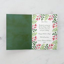 Simple Spring Blossom Photo Mother's Day Card | Zazzle