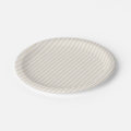 Simple Stripes - Soft Linen Paper Plates | Zazzle