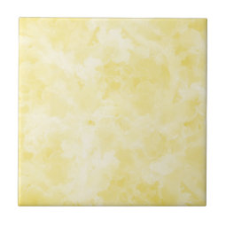 Simple Stylish Yellow Ceramic Tile | Zazzle