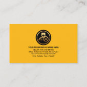 Simple Stylish Yellow Taxi Check Boxes Business Card | Zazzle