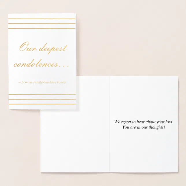 Simple Sympathy Card | Zazzle