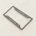 Simple Text Business Promotional Sage Green License Plate Frame | Zazzle