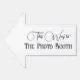 Simple This Way to The Photo Booth Arrow Sign | Zazzle