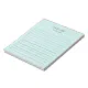 Simple To Do List Modern Elegant Teal Turquoise Notepad | Zazzle