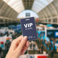 Simple VIP All Access Pass Event ID Badge | Zazzle