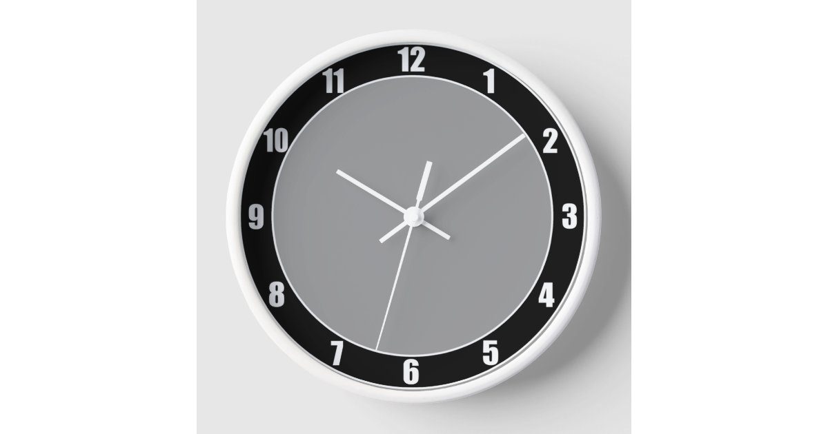 Simple Wall Clock 4 | Zazzle