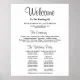 Simple Wedding Ceremony Program Sign | Zazzle