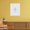 Simple Wedding Signature Guest Signing Poster | Zazzle