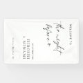 Simple Welcome To The Night Before Banner | Zazzle