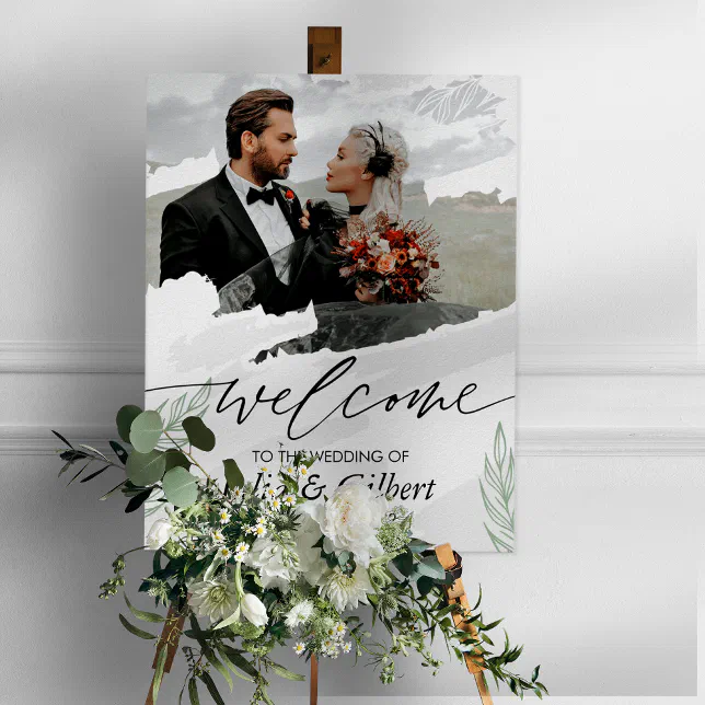 Simple Welcome Wedding Poster | Zazzle