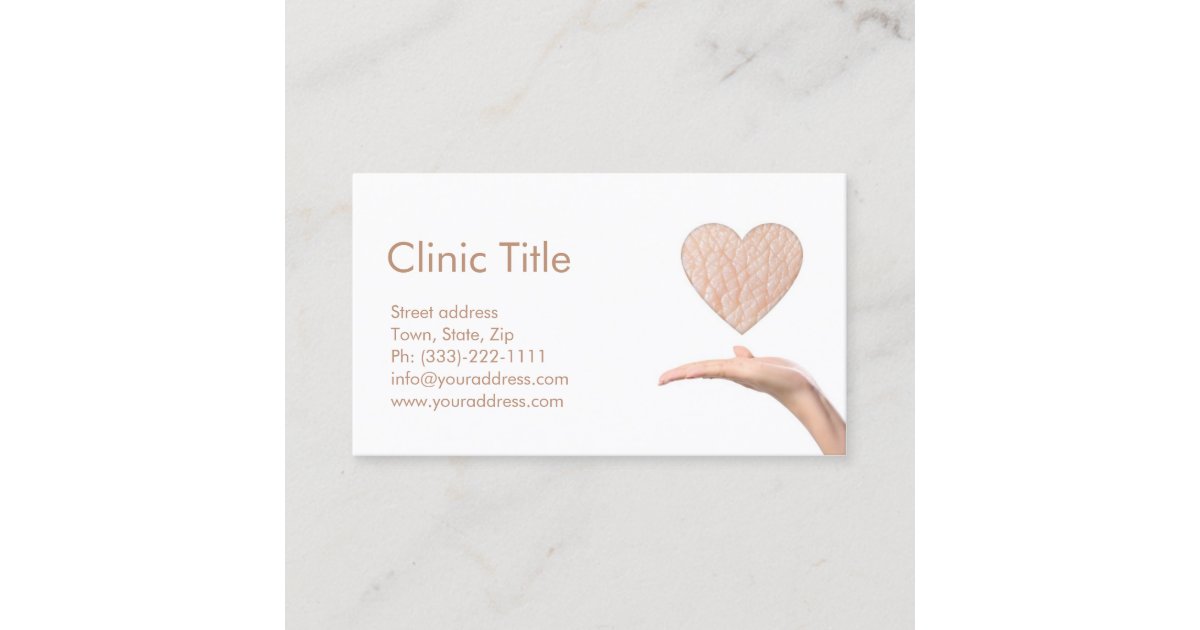 Simple White Dermatologist - Skin Doctor Card | Zazzle