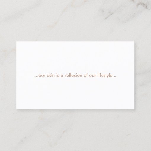 Simple White Dermatologist - Skin Doctor Card | Zazzle