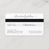 Simple White Gold Signature Script Credit Card | Zazzle