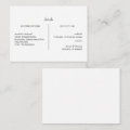 Simple White Wedding Invitation Cash Bar Detail | Zazzle
