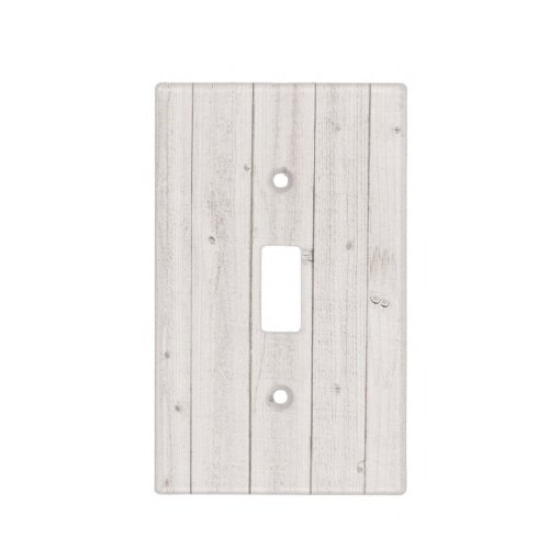 Simple White Wood Light Switch Cover | Zazzle