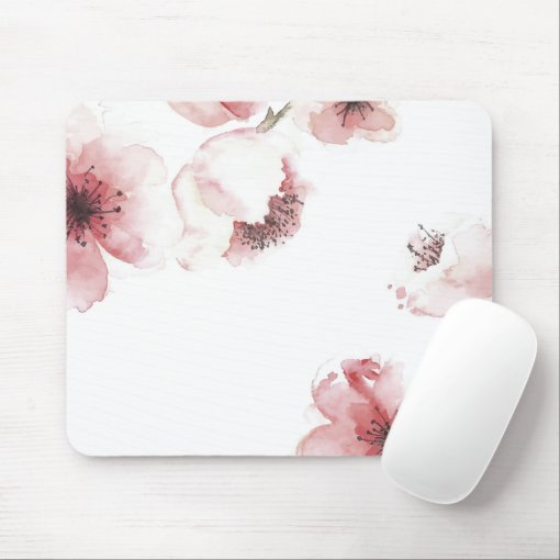 Simple yet Elegant Cherry Blossom | Mousepad | Zazzle