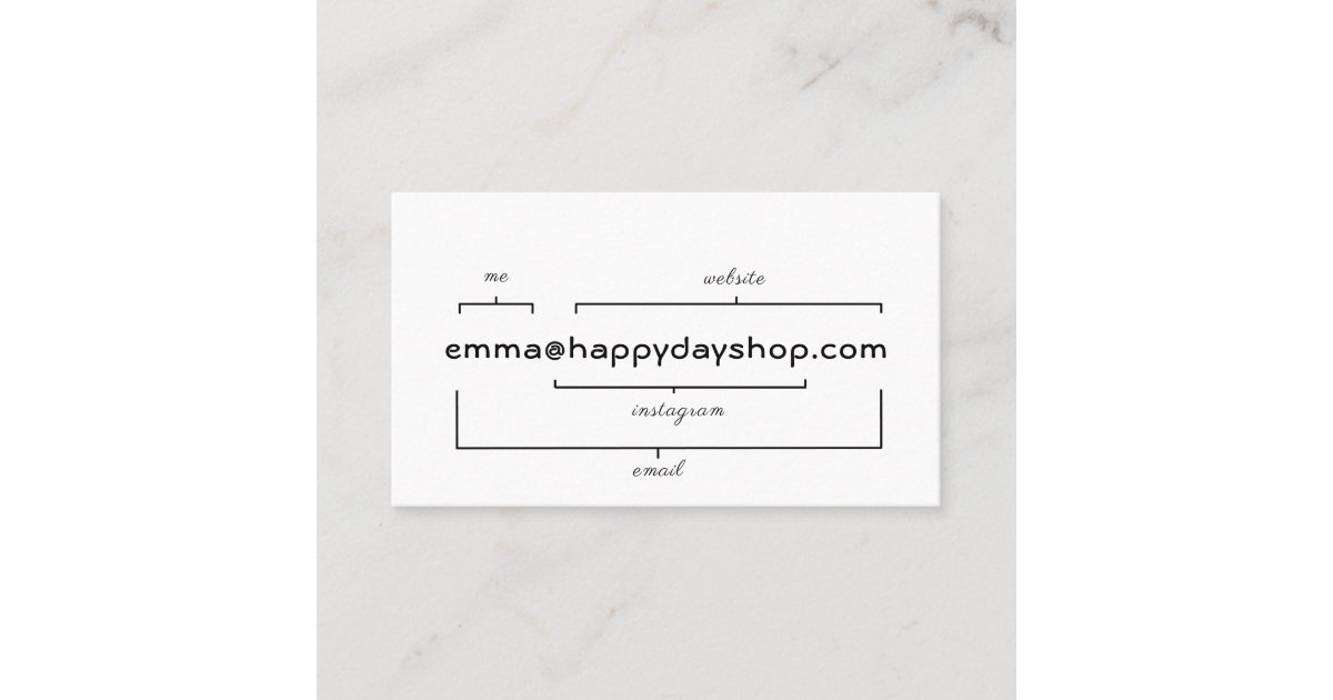 Simple Yet Genius Business Card | Zazzle