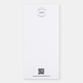 Simple Your Logo QR code website Business Magnetic Notepad | Zazzle