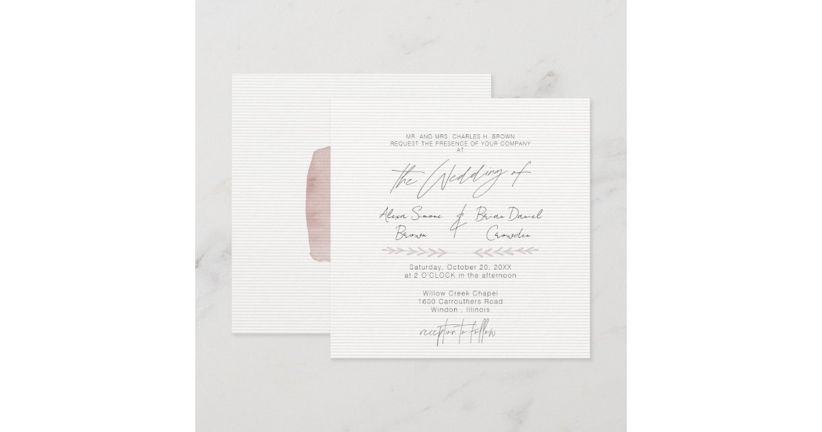 Simplest Modern Invitation | Zazzle