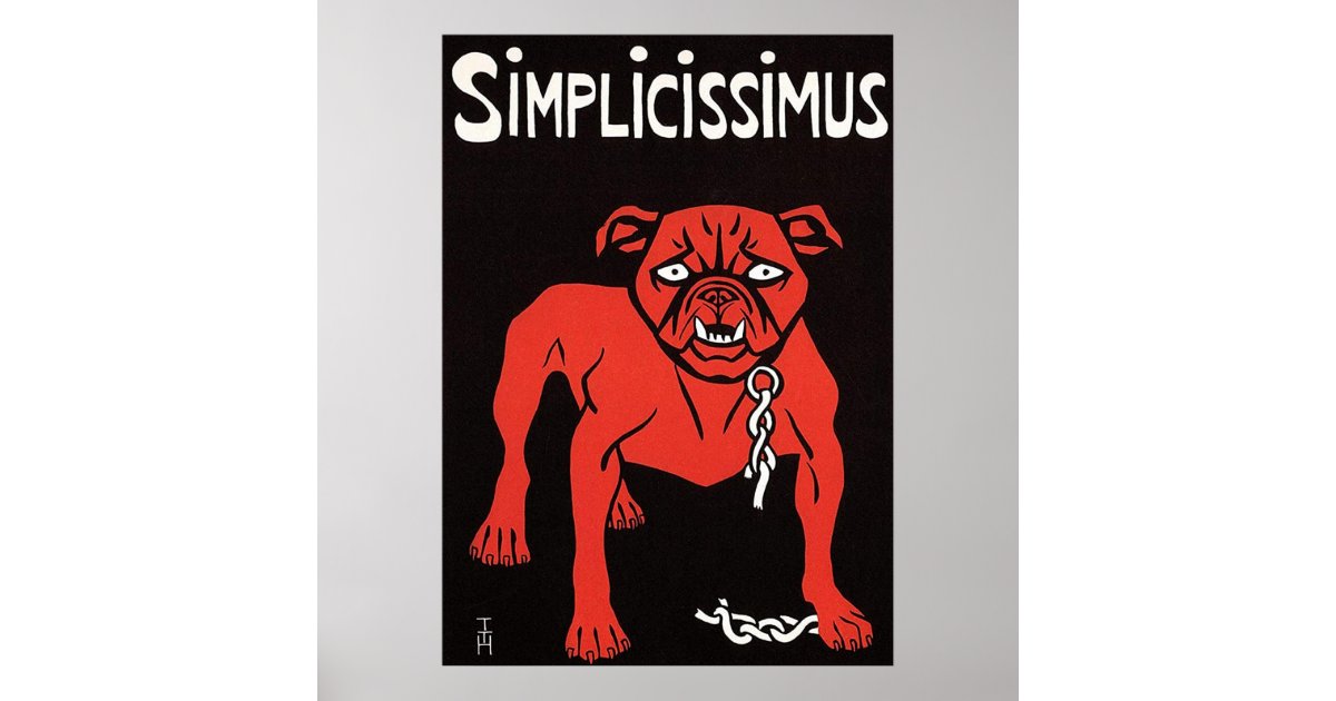 SIMPLICISSIMUS POSTER | Zazzle