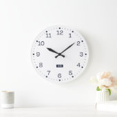 Simplicity Large Clock | Zazzle