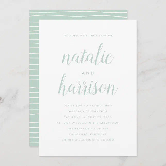 Simplicity | Wedding Invitation | Zazzle