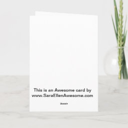 Simply Awesome Greeting Card | Zazzle